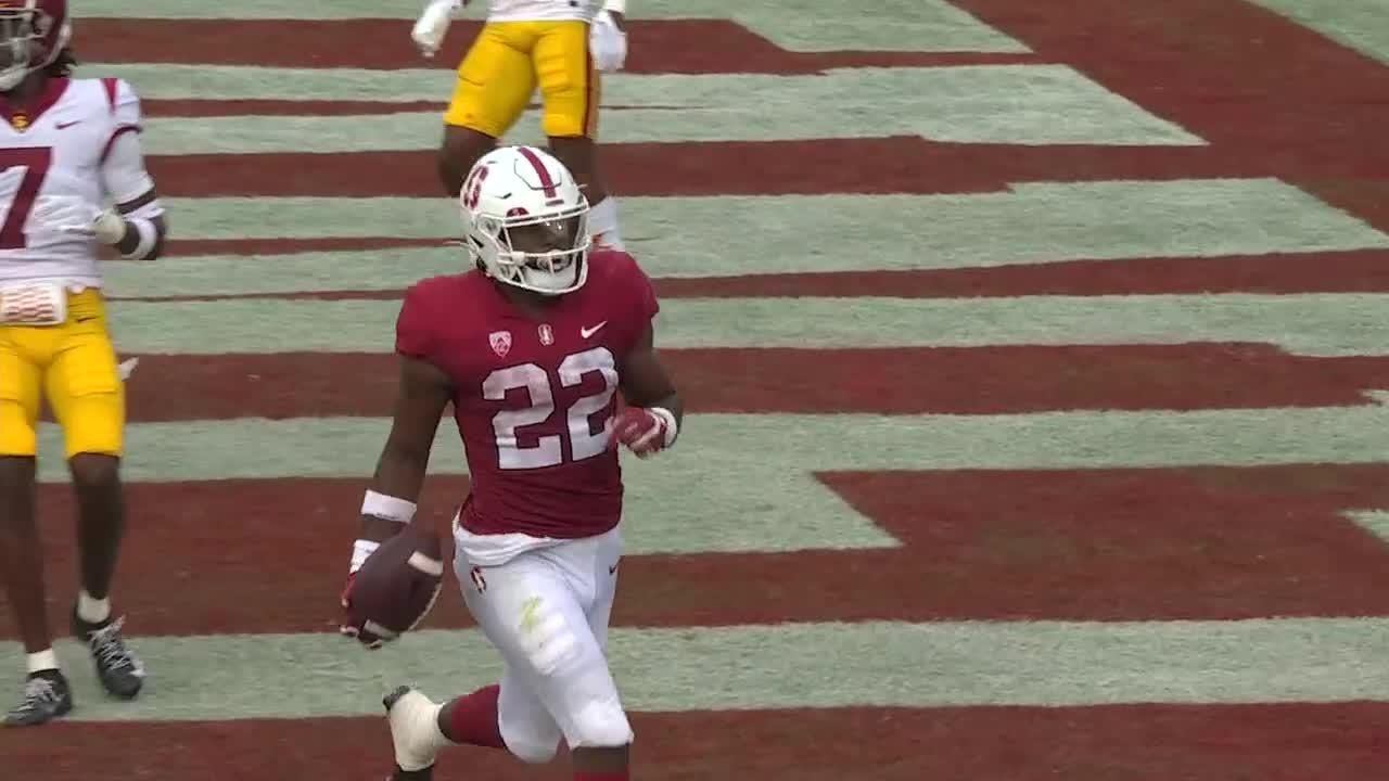 End Zone! E.J. Smith scores 5-yard rushing touchdown - ESPN Video