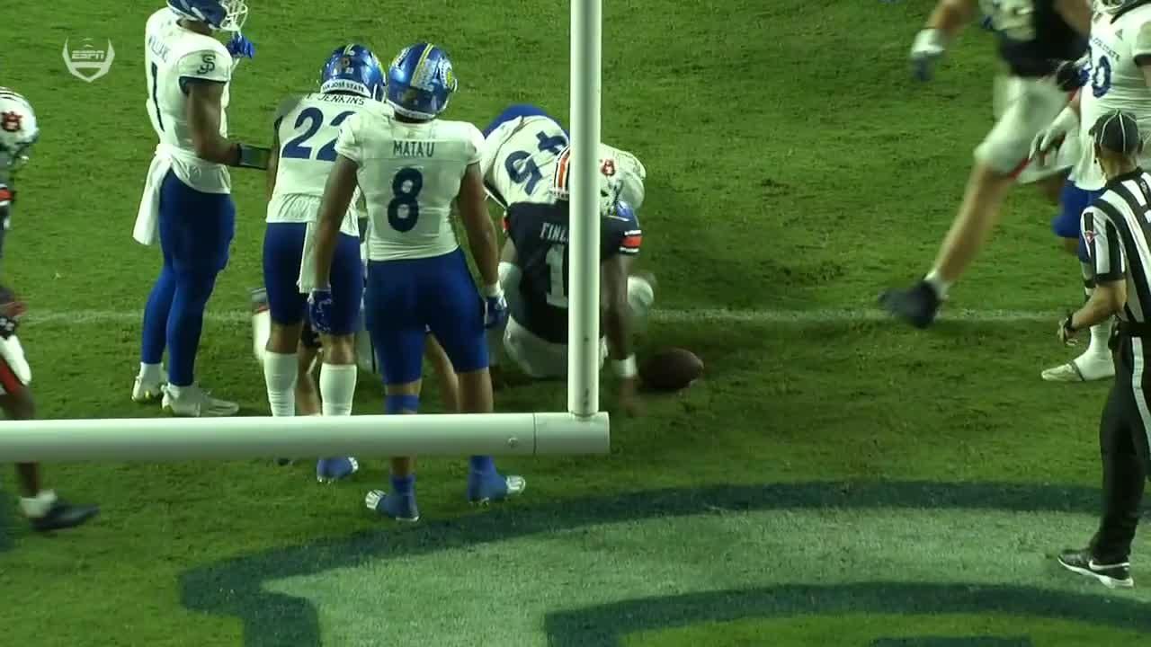 Tj Finley crosses goal line for 4-yard touchdown - ESPN Video