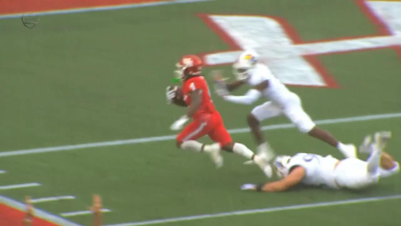 Touchdown! Ta'zhawn Henry scores vs. Kansas - ESPN Video
