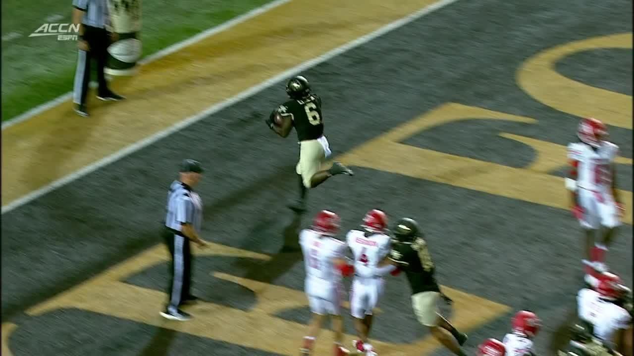 Justice Ellison finds pay dirt to give Wake Forest the lead - ESPN Video