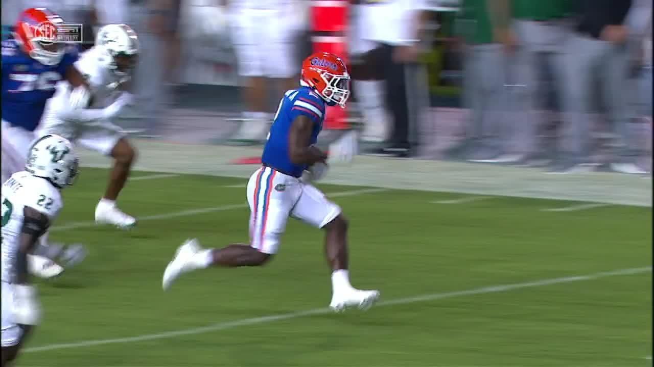 Montrell Johnson Jr. takes it 62 yards to the house for Florida - ESPN ...