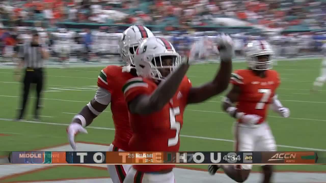 Middle Tennessee Blue Raiders vs. Miami Hurricanes: Full Highlights ...