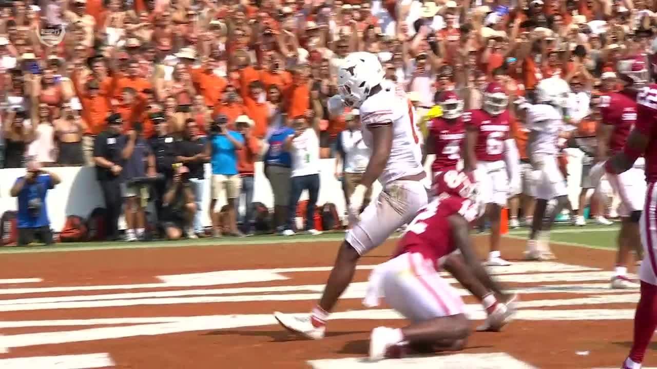 Ja'tavion Sanders scores 18-yard receiving TD - ESPN Video