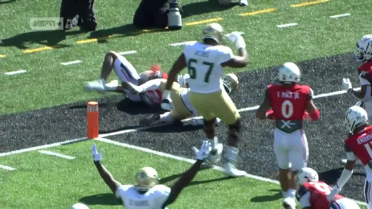 Brian Battie rushes in for 22-yard touchdown - ESPN Video