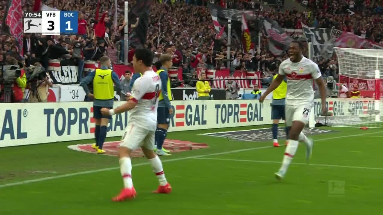 Wataru Endo goal 71st minute VfB Stuttgart 4-1 VfL Bochum - ESPN Video