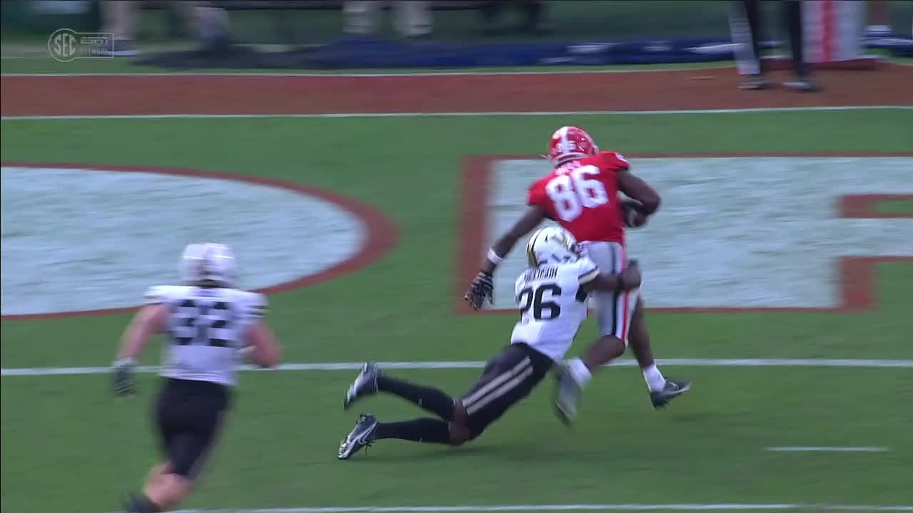 Carson Beck airs it out to Dillon Bell for Georgia's 5th TD - ESPN Video