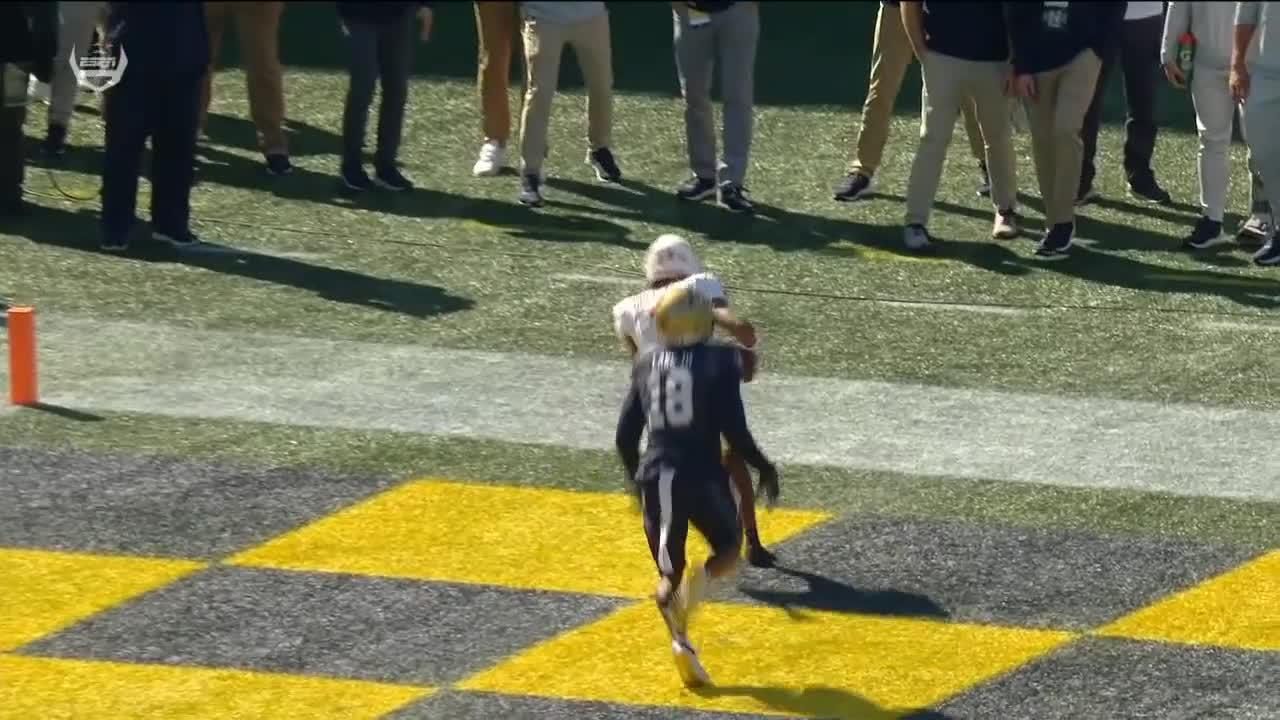 Touchdown! Nathaniel Dell scores vs. Navy - ESPN Video
