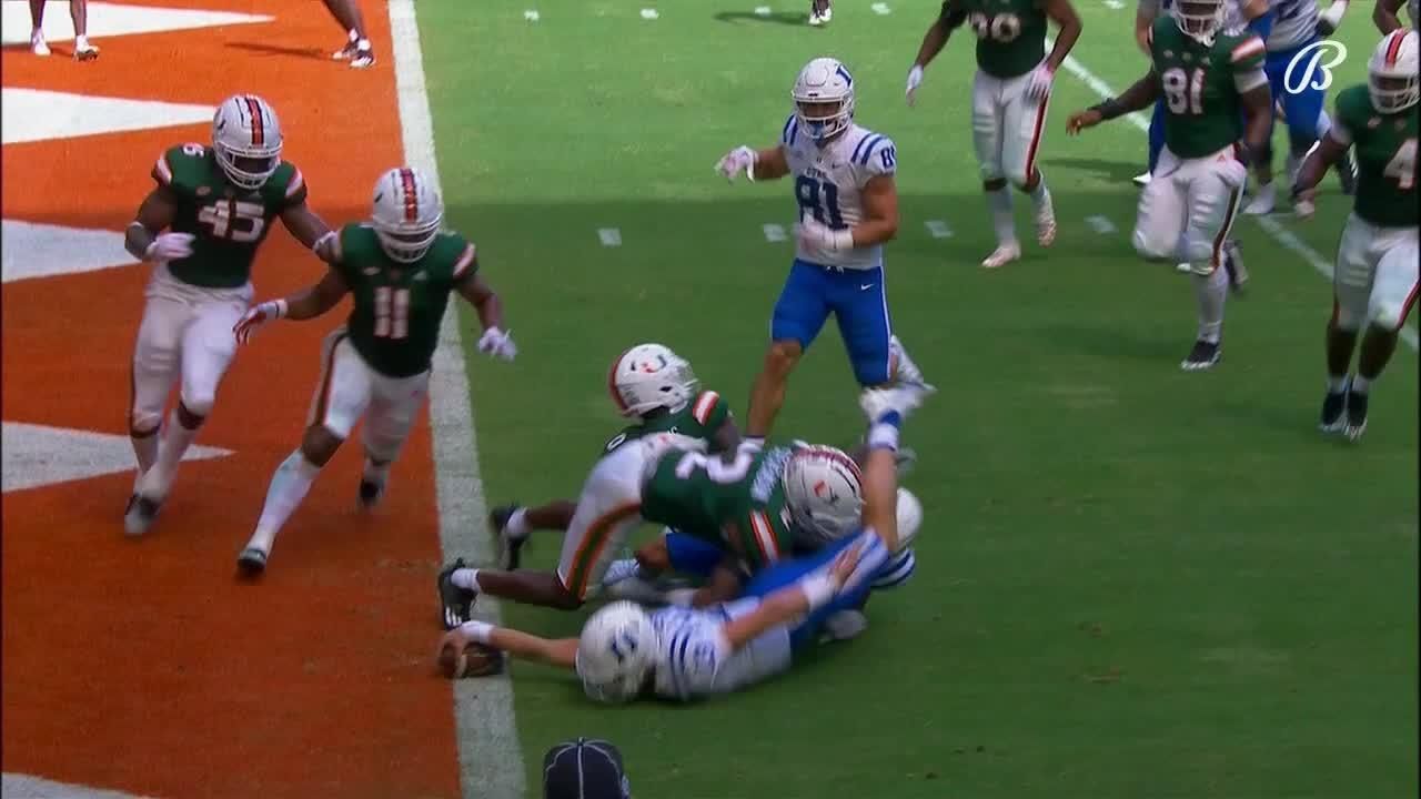 End Zone! Riley Leonard scores 5-yard rushing TD - ESPN Video