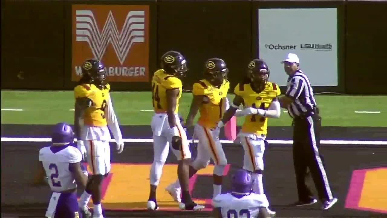 Myron Stewart's pick-six puts Grambling up for good - ESPN Video