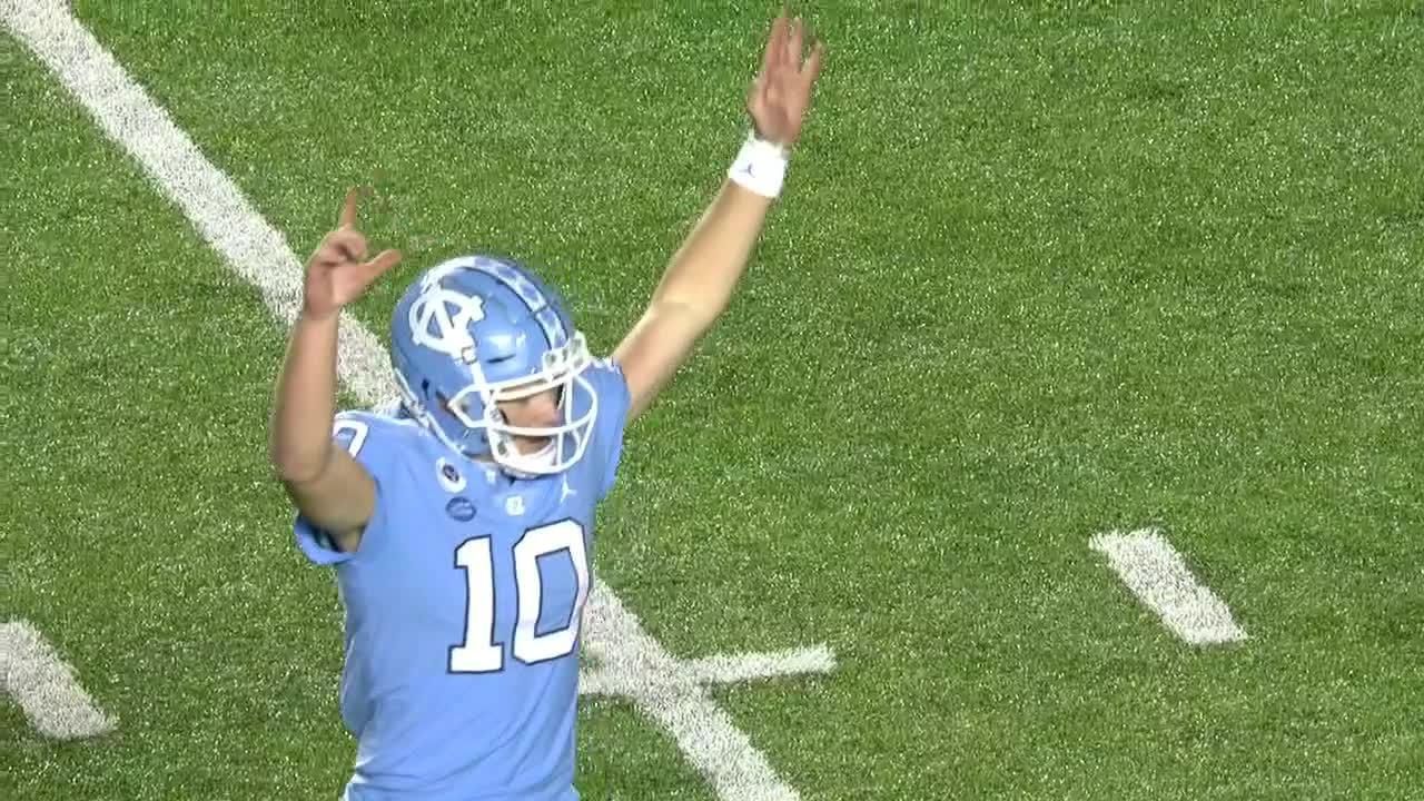 Drake Maye shines with 5 TDs in UNC's win vs. Pitt - ESPN Video