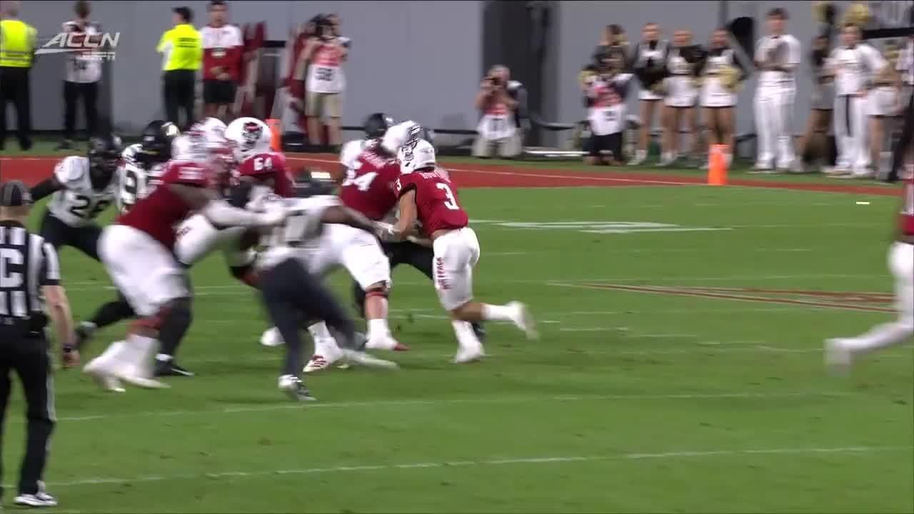 Jordan Houston goes 17 yards on impressive rush - ESPN Video