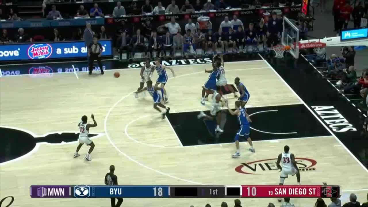 Micah Parrish gets the steal, followed by a trey - ESPN Video