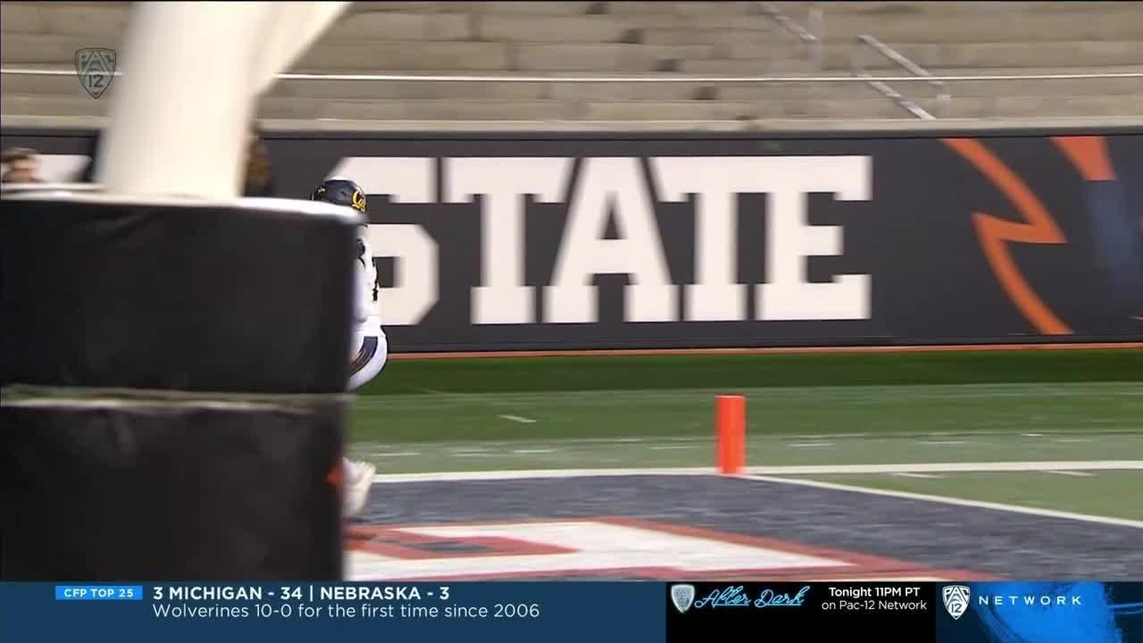 Jeremiah Earby scoops a fumble and returns it for a Cal TD - ESPN Video