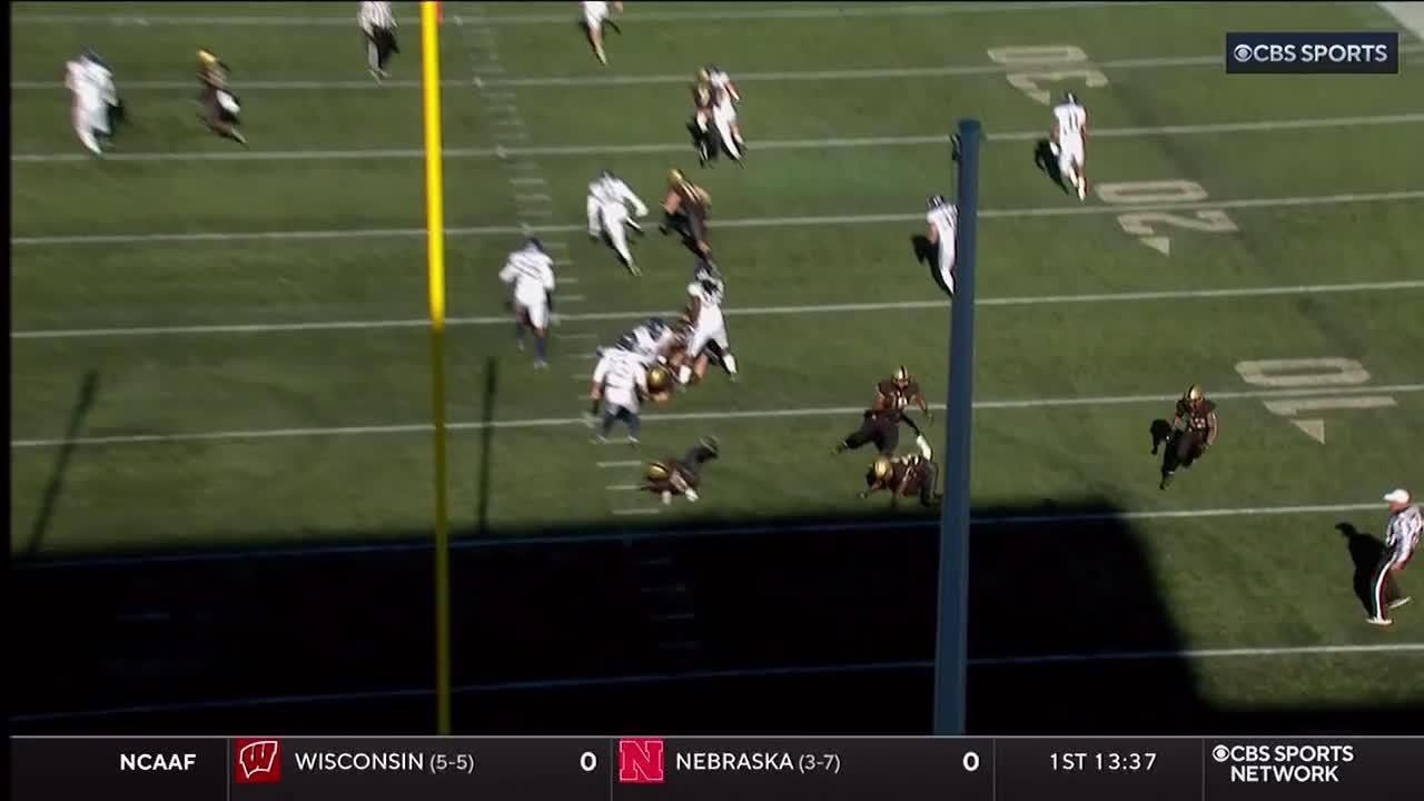 Army Recovers The Blocked Punt For A Td Espn Video