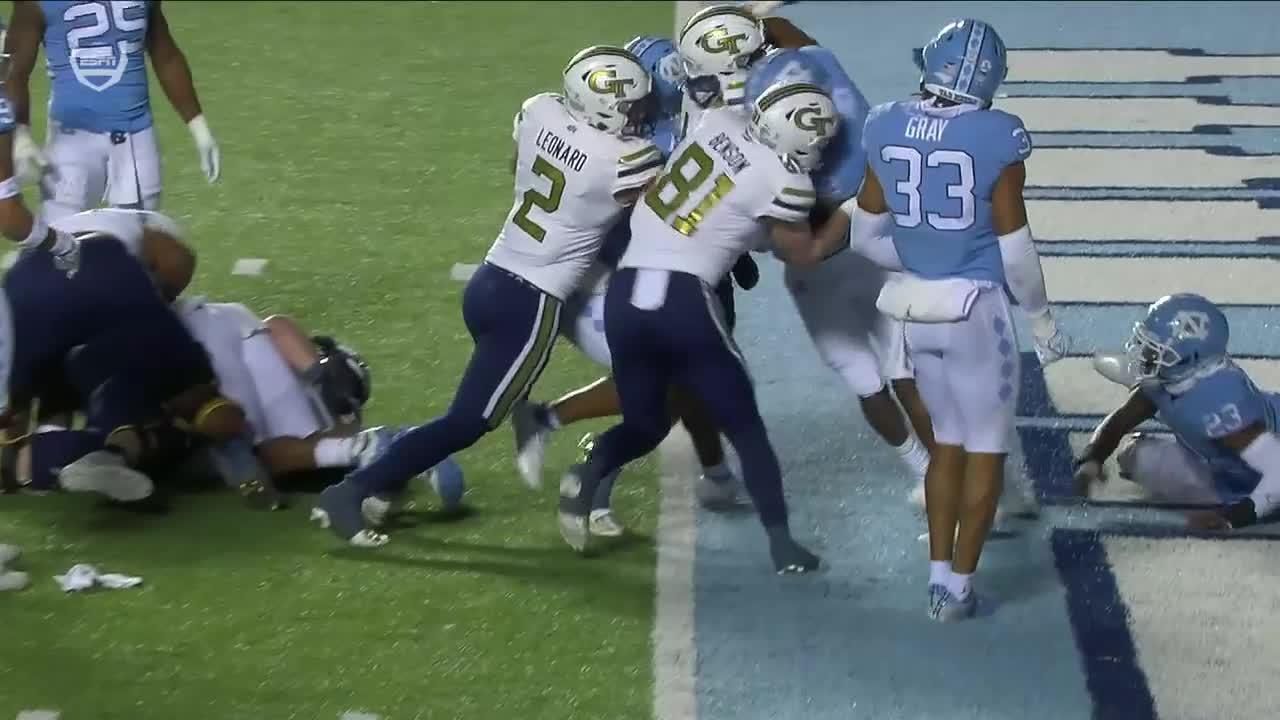 Dontae Smith scores TD vs. North Carolina - ESPN Video