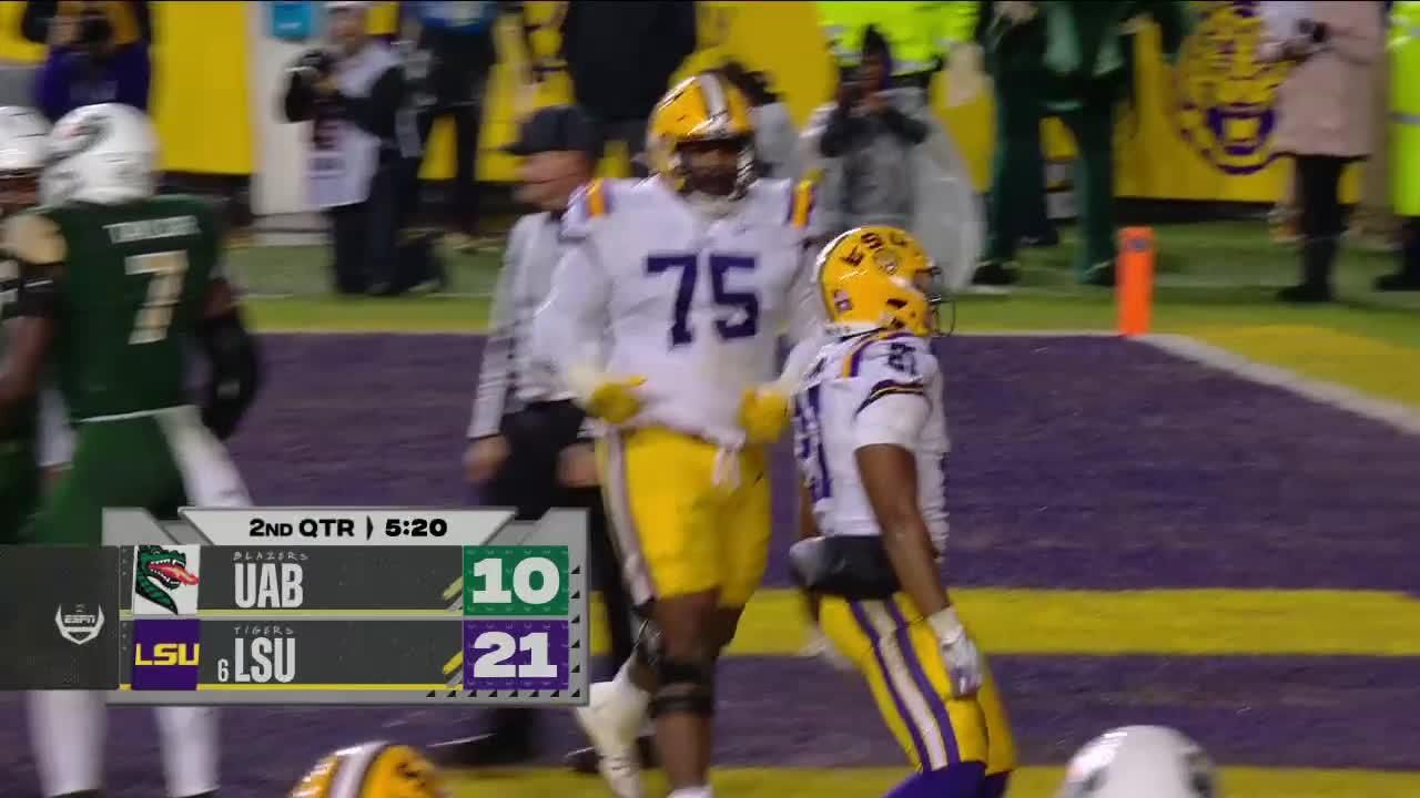 Touchdown! Noah Cain scores vs. UAB - ESPN Video