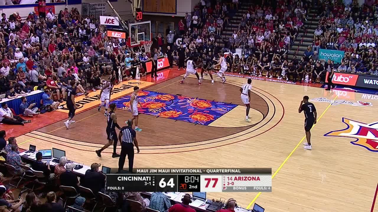 Mika Adams-Woods knocks down the triple - ESPN Video
