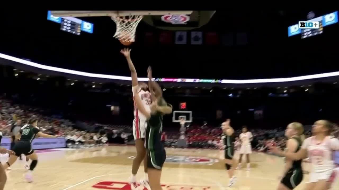 Cotie McMahon gets the hoop and the harm - ESPN Video