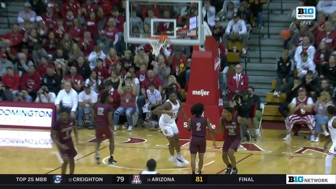 Jordan Geronimo elevates for flush for Indiana - ESPN Video