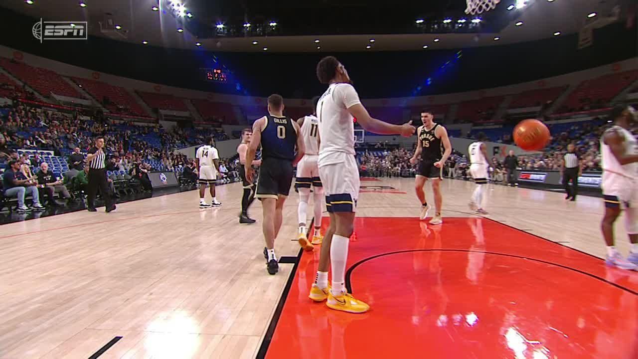 Mason Gillis absorbs contact for and-1 - ESPN Video