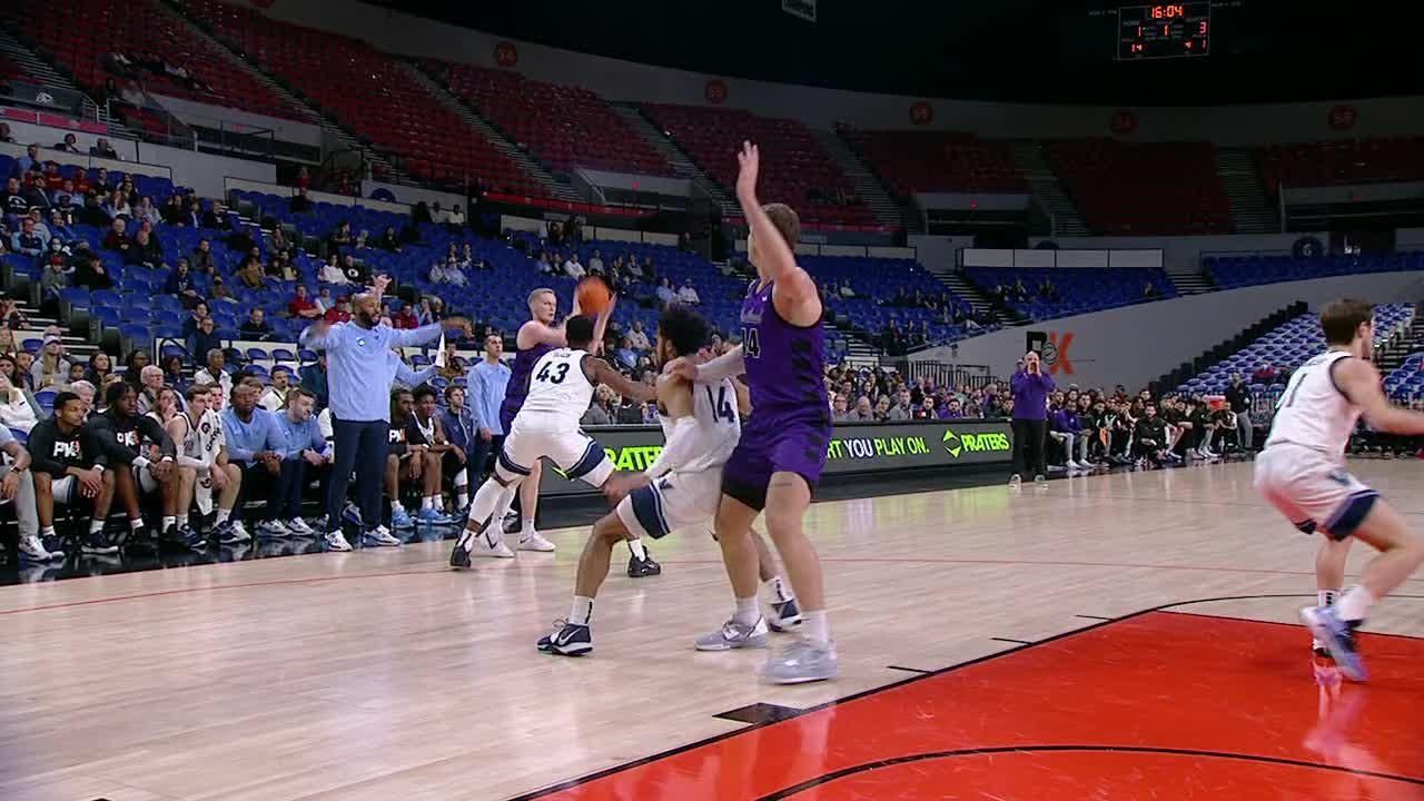 Tyler Robertson makes beautiful dime for a basket - ESPN Video