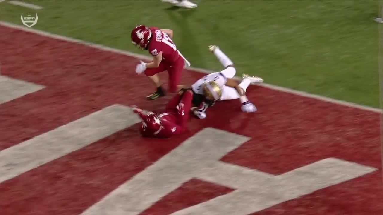 Cameron Ward throws 34-yard touchdown pass to Robert Ferrel - ESPN Video