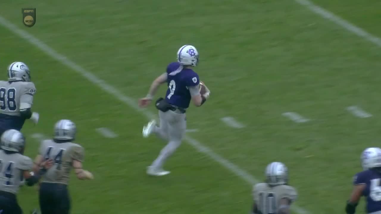 Matthew Sluka scores 47-yard Holy Cross TD - ESPN Video