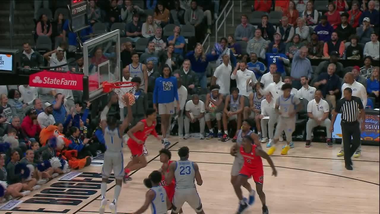 Kendric Davis makes the nice jump shot against the Auburn Tigers - ESPN ...