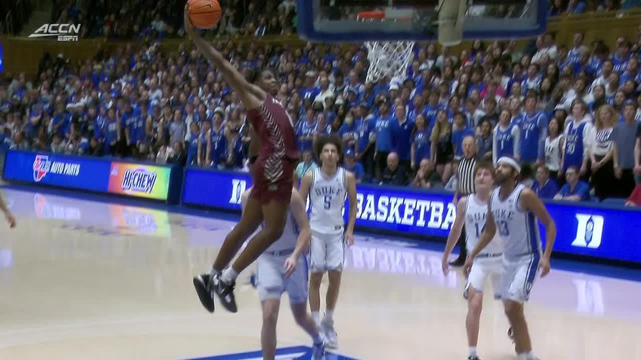 Zion Styles throws down the one-handed jam on Duke - ESPN Video