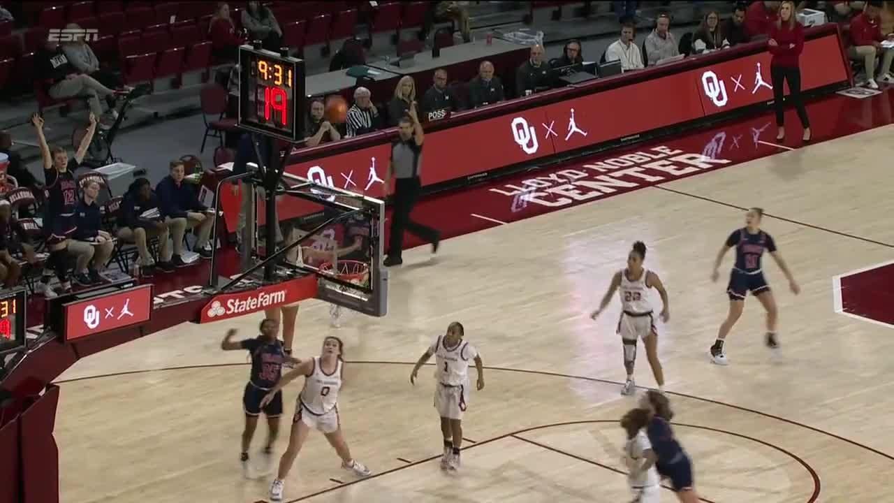 Mackenzie Amalia shows off the range on trey - ESPN Video