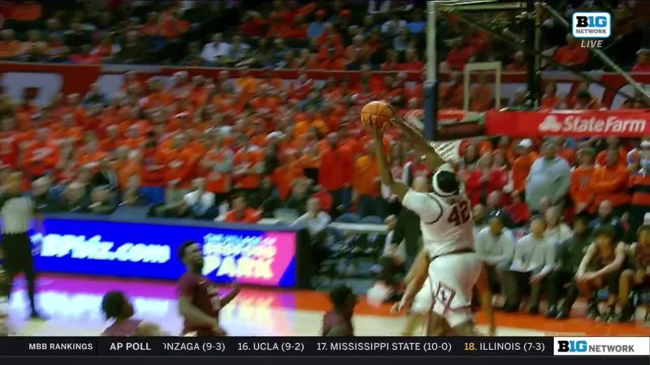Dain Dainja throws it down for an Illinois alley-oop - ESPN Video