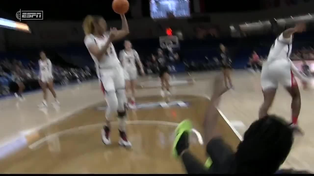 Starr Jacobs fights off defender for and-1 - ESPN Video