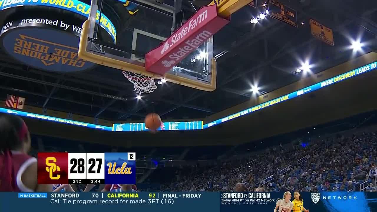 Kayla Williams gets the lay-in to fall vs. UCLA Bruins - ESPN Video