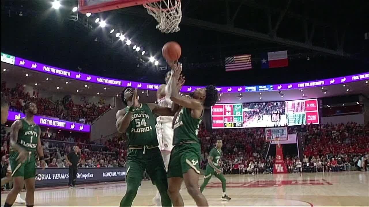 Marcus Sasser gets the lay-in to fall vs. South Florida Bulls - ESPN Video