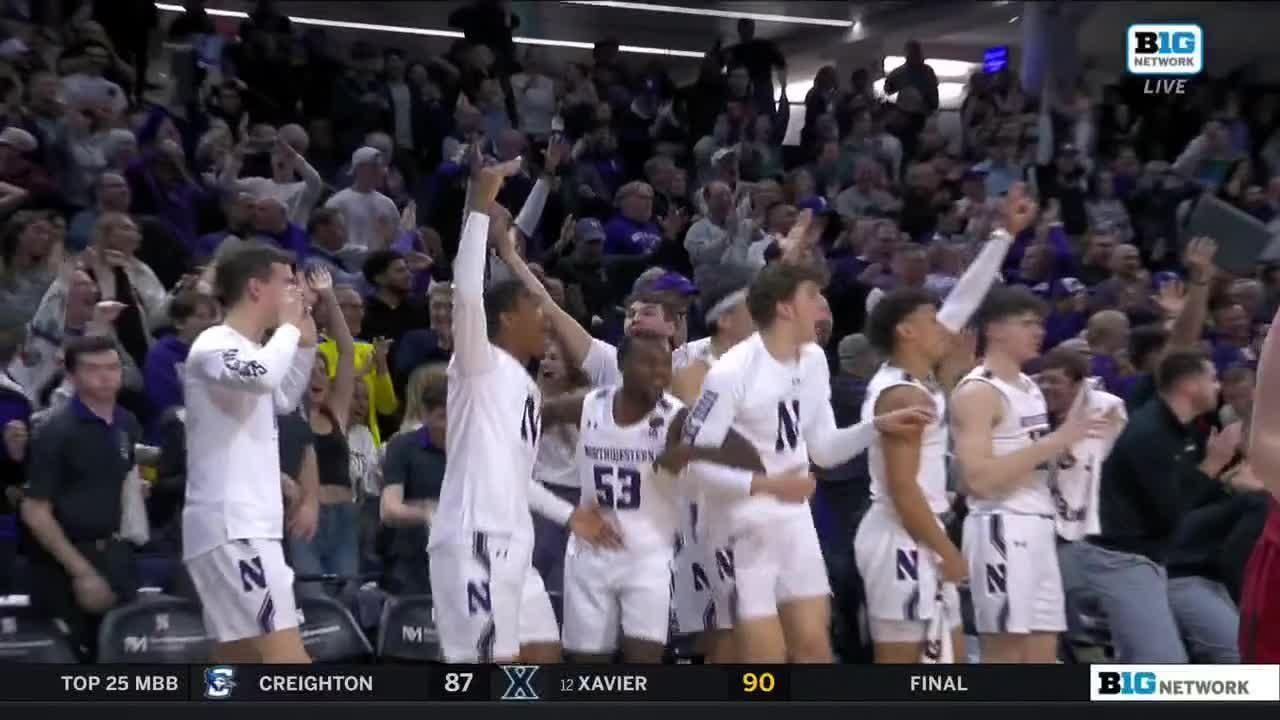 Julian Roper II banks in a deep 3 for Northwestern - ESPN Video