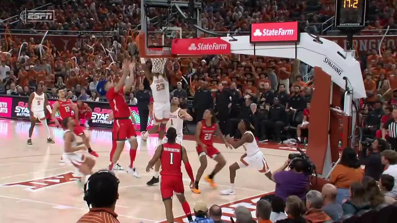 Dillon Mitchell flushes dunk right before halftime - ESPN Video