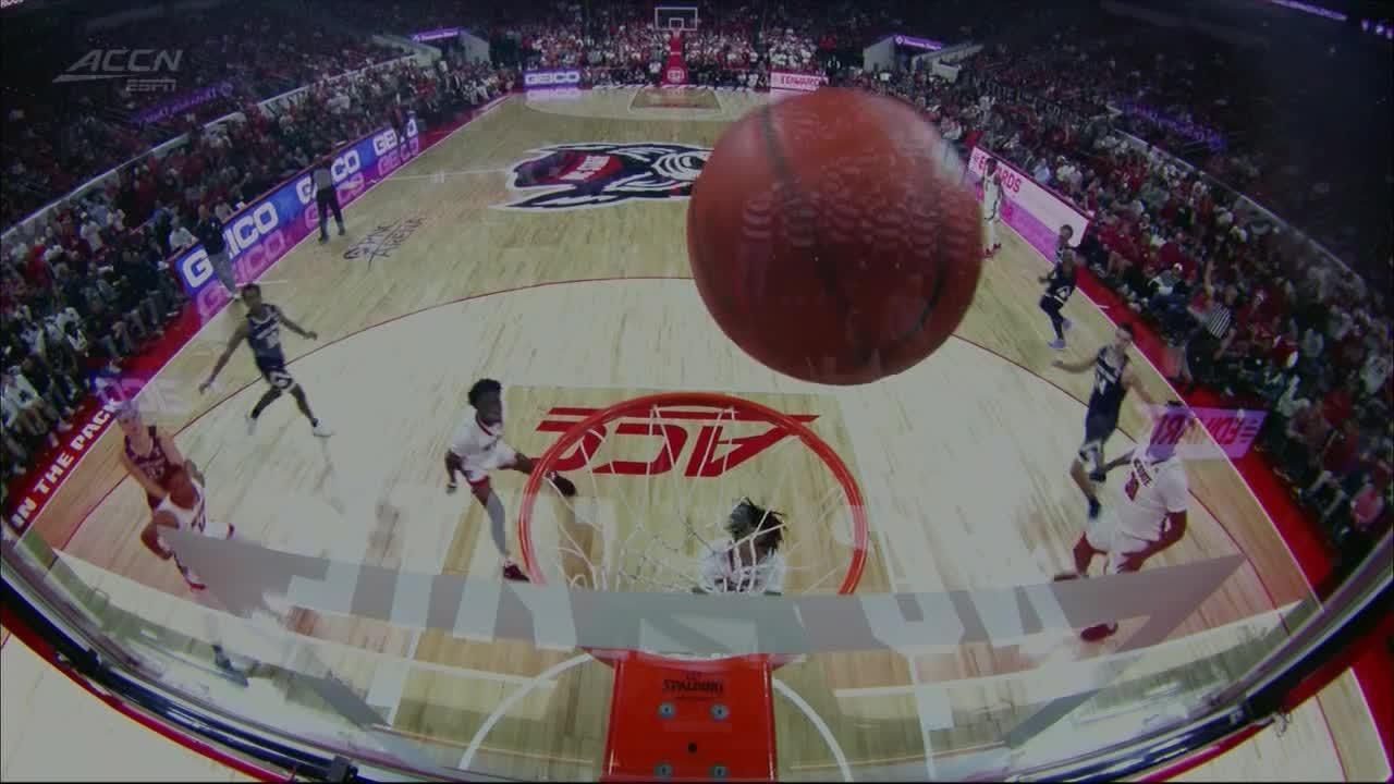 Cormac Ryan buries 3-point shot against NC State Wolfpack - ESPN Video