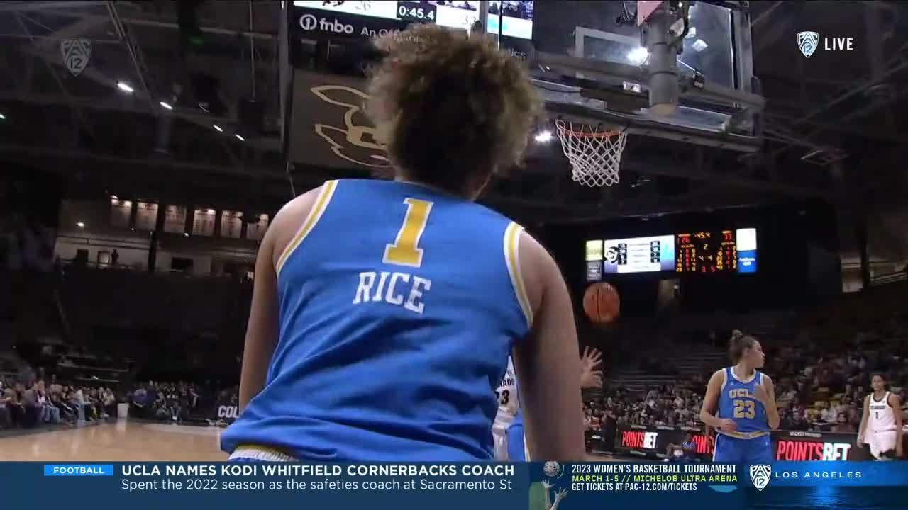 Kindyll Wetta gets the layup to fall vs. UCLA Bruins - ESPN Video