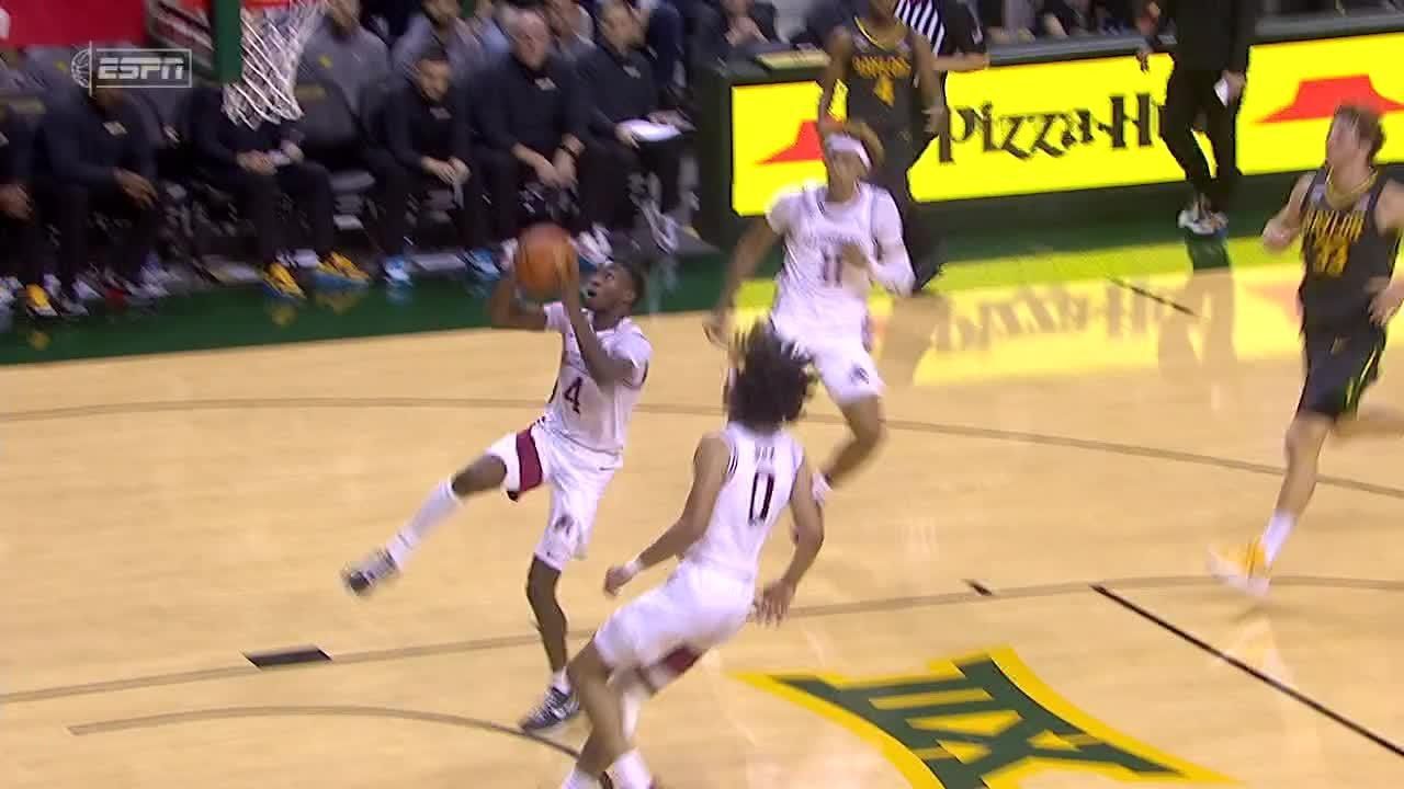 Davonte Davis throws down the dunk in transition - ESPN Video