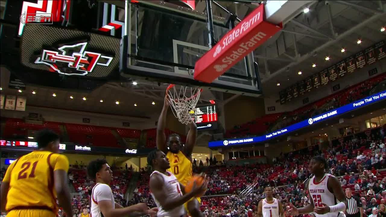 Tre King rocks the rim on this follow slam - ESPN Video