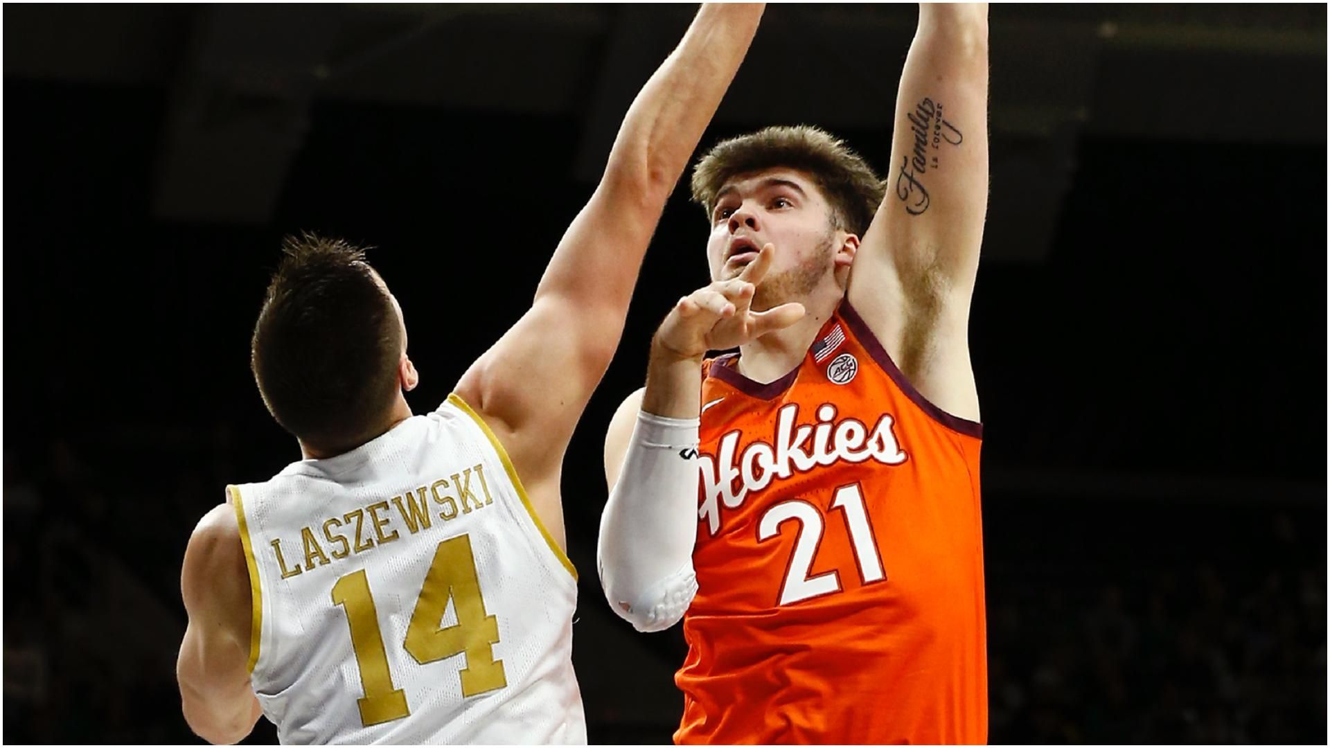 Grant Basile dominates second half to push Hokies to victory - ESPN Video