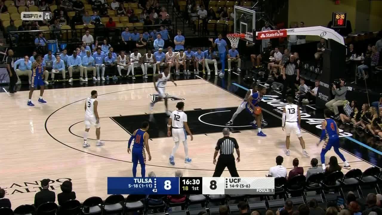 Sam Griffin dishes to Bryant Selebangue for a layup - ESPN Video
