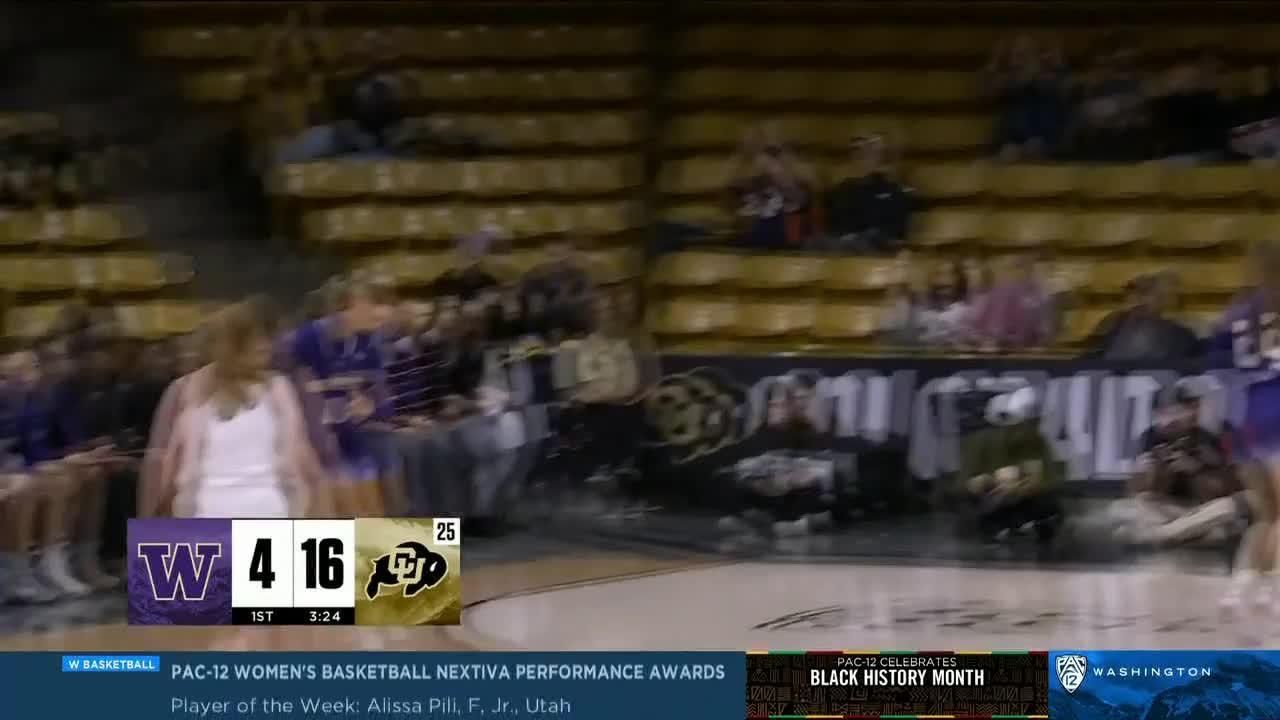 Quay Miller shows off the range on trey - ESPN Video