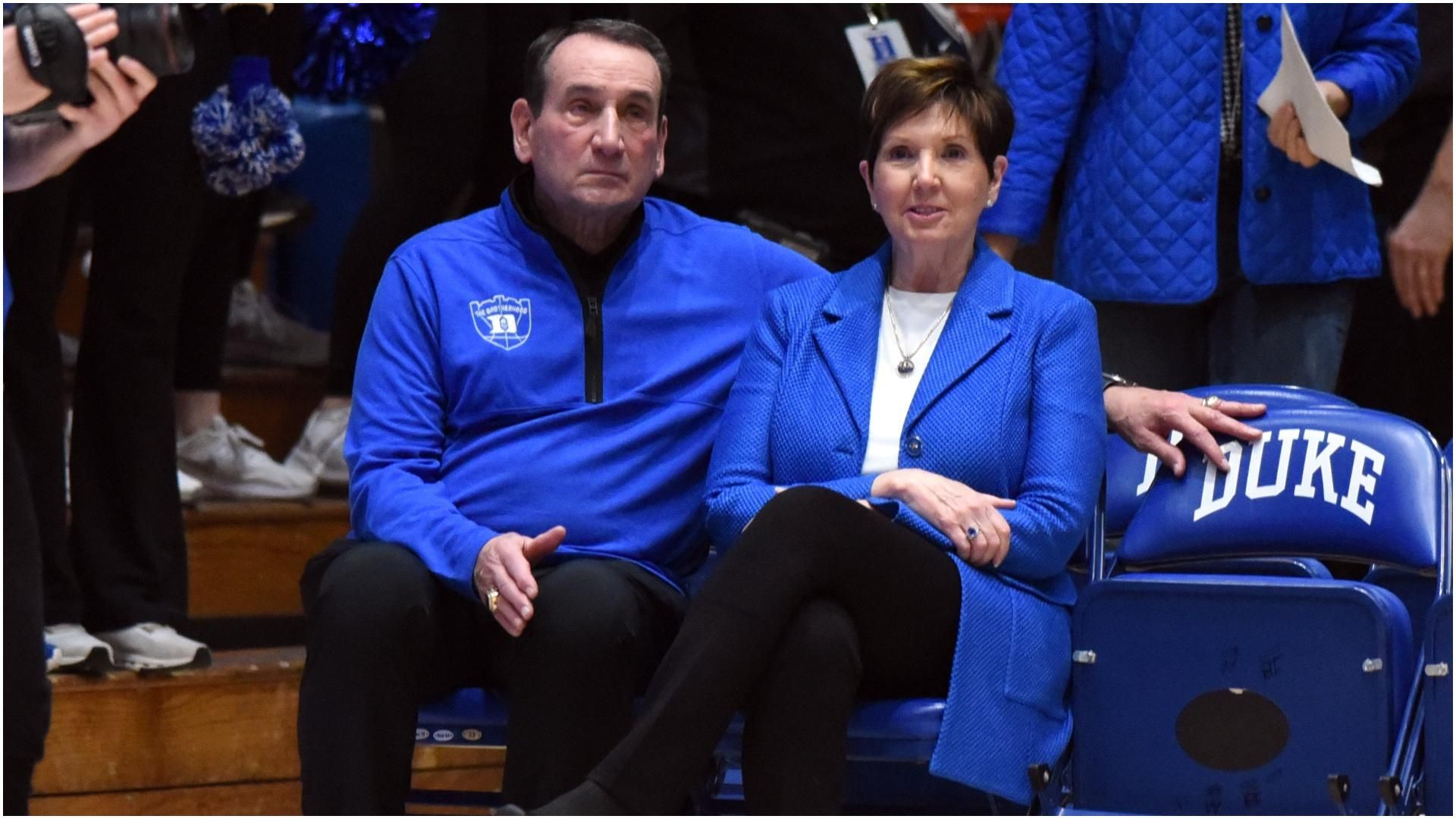 Coach K returns to Cameron for first game since retiring - ESPN Video