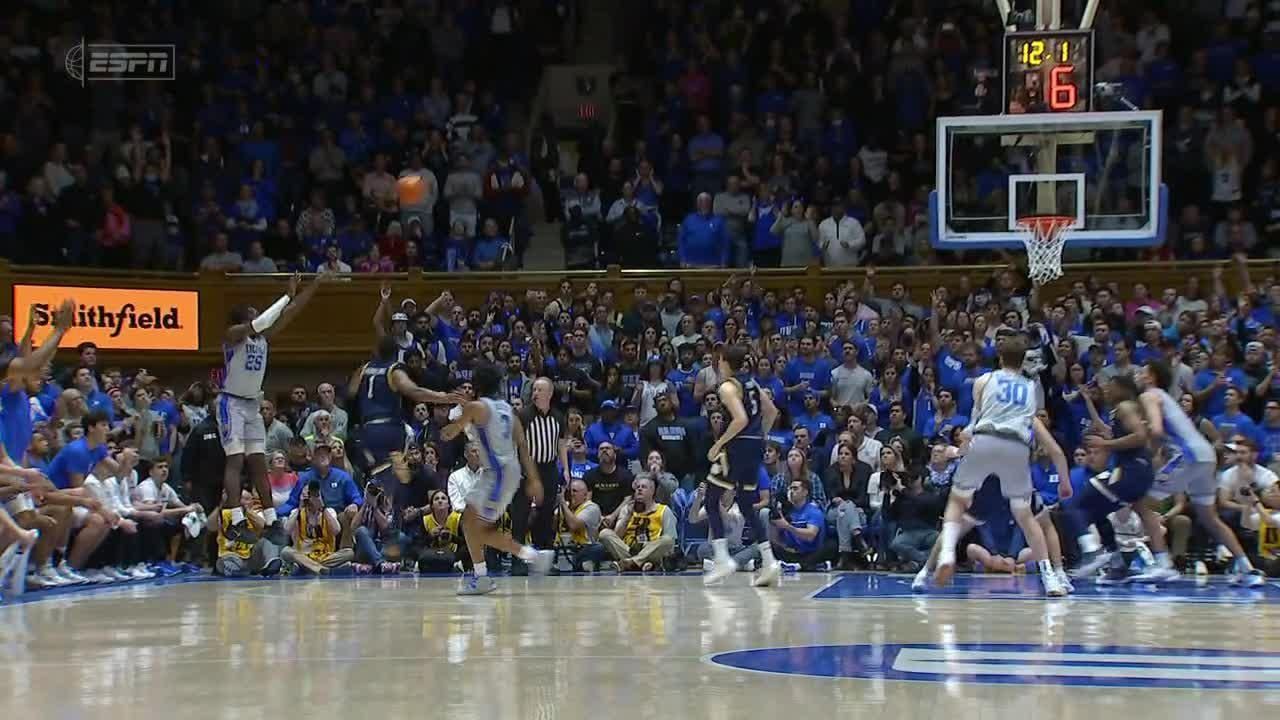 Mark Mitchell hits crucial 3-pointer for Duke - ESPN Video