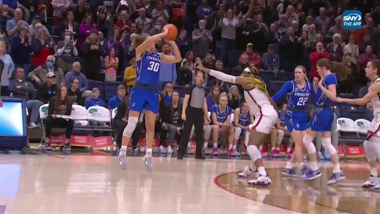 Morgan Maly drains clutch 3 for Creighton - ESPN Video