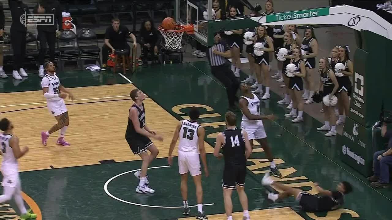 Tim Finke makes a great defensive play for the steal - ESPN Video