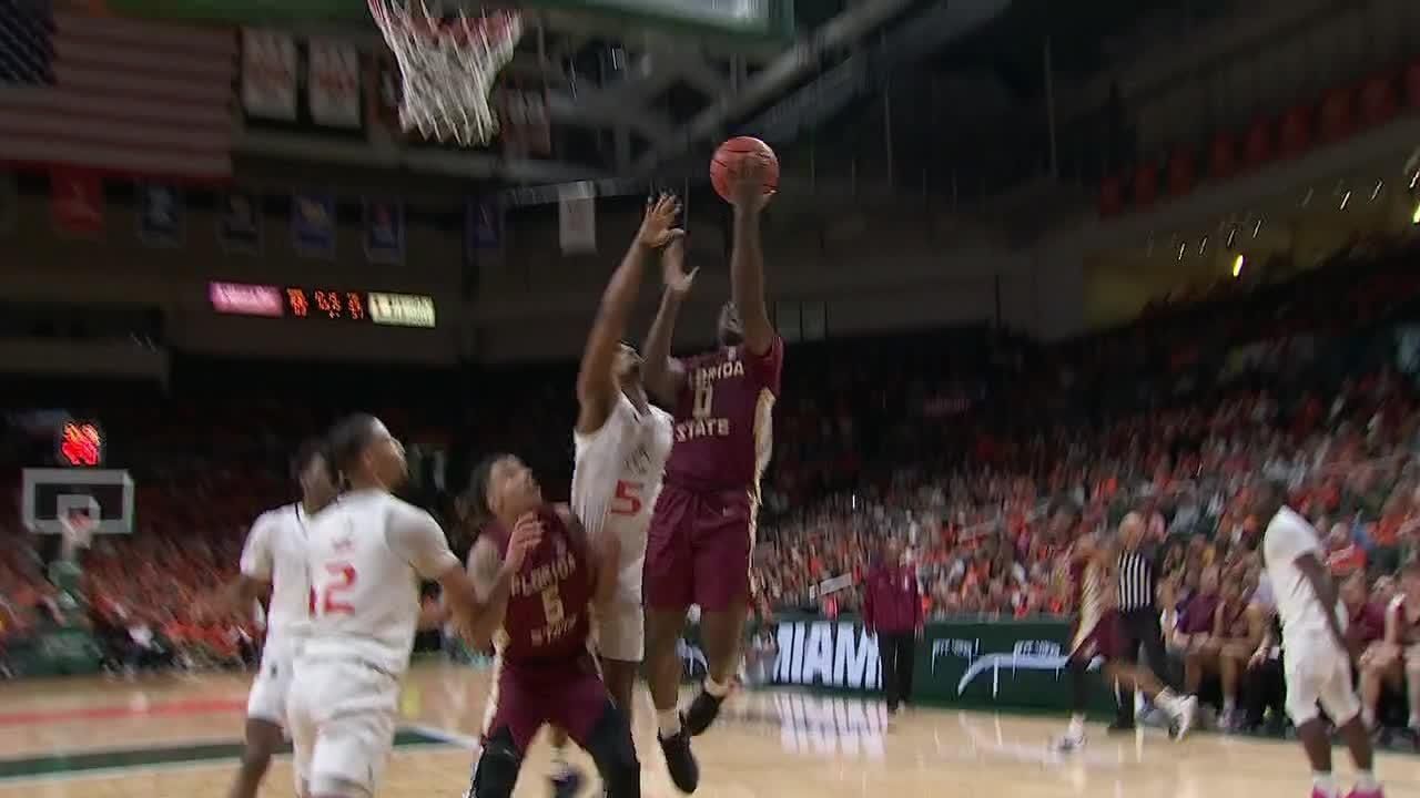 Chandler Jackson gets the layup to fall vs. Miami Hurricanes - ESPN Video