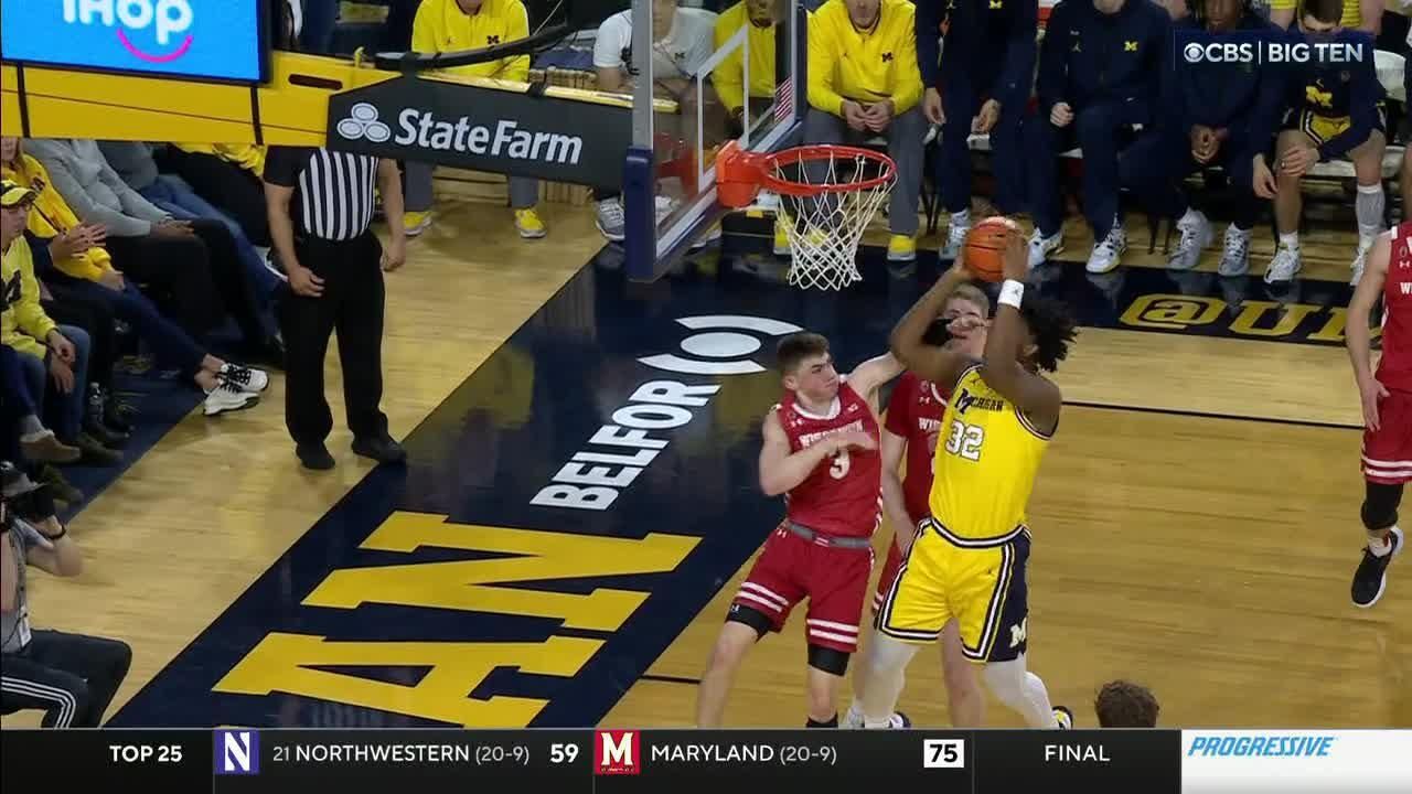 Tarris Reed Jr. fights off his defender for the and-1 - ESPN Video