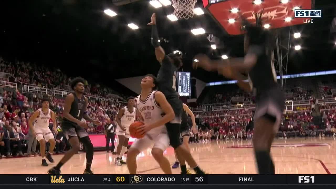 Brandon Angel gets the hoop and the harm for Stanford - ESPN Video